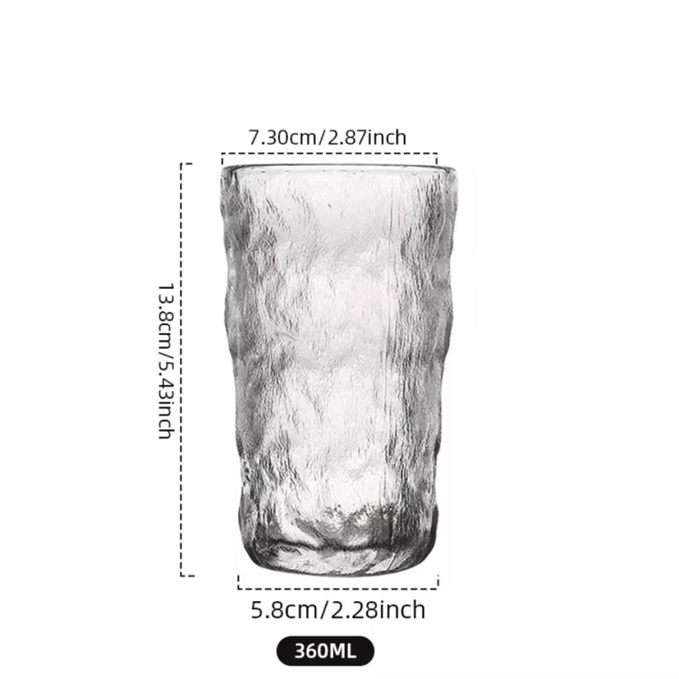Glacier Ice Frosted Drinking Glasses – Terra Powders