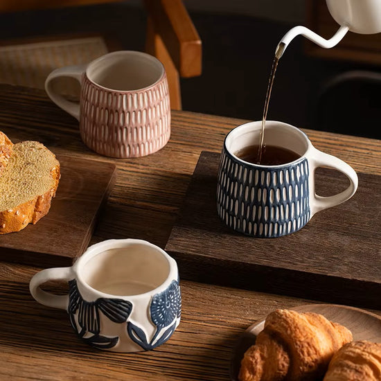 Organic Retro Craft Style Ceramic Mugs – Terra Powders