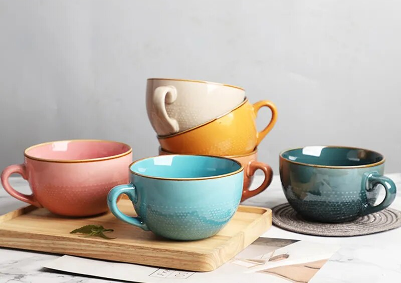 Morning Perk Ceramic Cereal Mugs – Terra Powders