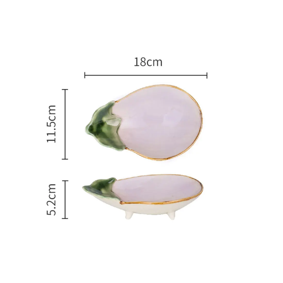 Vegetable Shaped Ceramic Decorative Serveware – Terra Powders