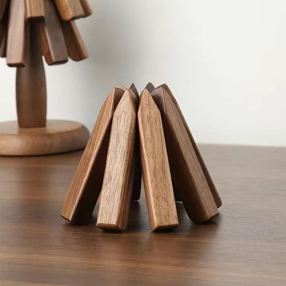 Wood Collapsible Hot Pad Trivet Tree – Terra Powders
