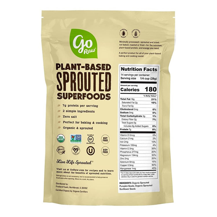 Go Raw Sprouted Organic Super Simple Seeds Zero Salt 14oz – Terra Powders