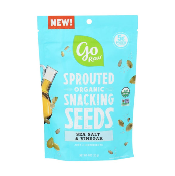 Go Raw Sprouted Organic Snacking Seeds Sea Salt & Vinegar 4oz – Terra ...