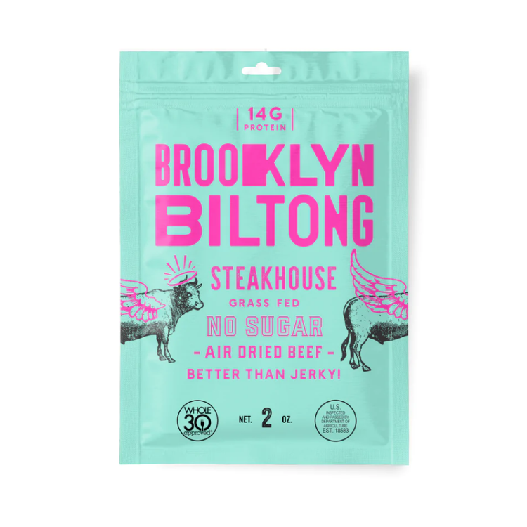 Brooklyn Biltong Grass-Fed Beef Steakhouse 2oz – Terra Powders