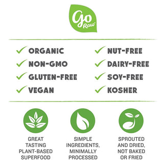 Go Raw Sprouted Organic Pumpkin & Sunflower Seeds With Sea Salt 10oz ...