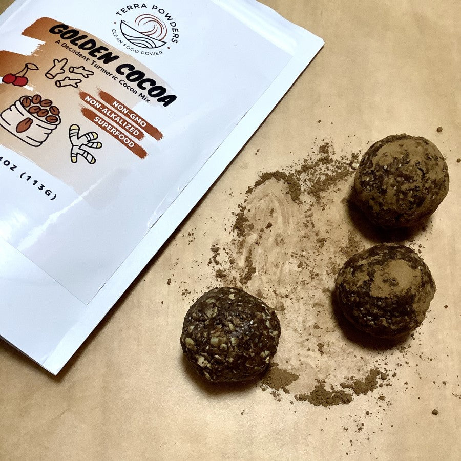 Golden Cocoa Powder - Turmeric Hot Chocolate With Ginger & Tart Cherry ...