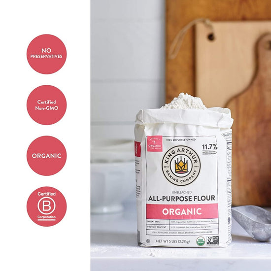 King Arthur Organic Unbleached All Purpose Flour – Terra Powders