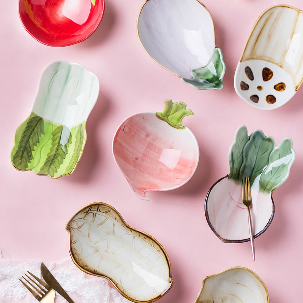 Vegetable Shaped Ceramic Decorative Serveware – Terra Powders